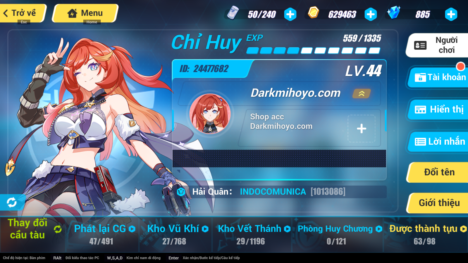 Acc Honkai Impact 3 ID 6101 - Shop acc Honkai impact 3, Honkai star rail, Zenless Zone Zero ...